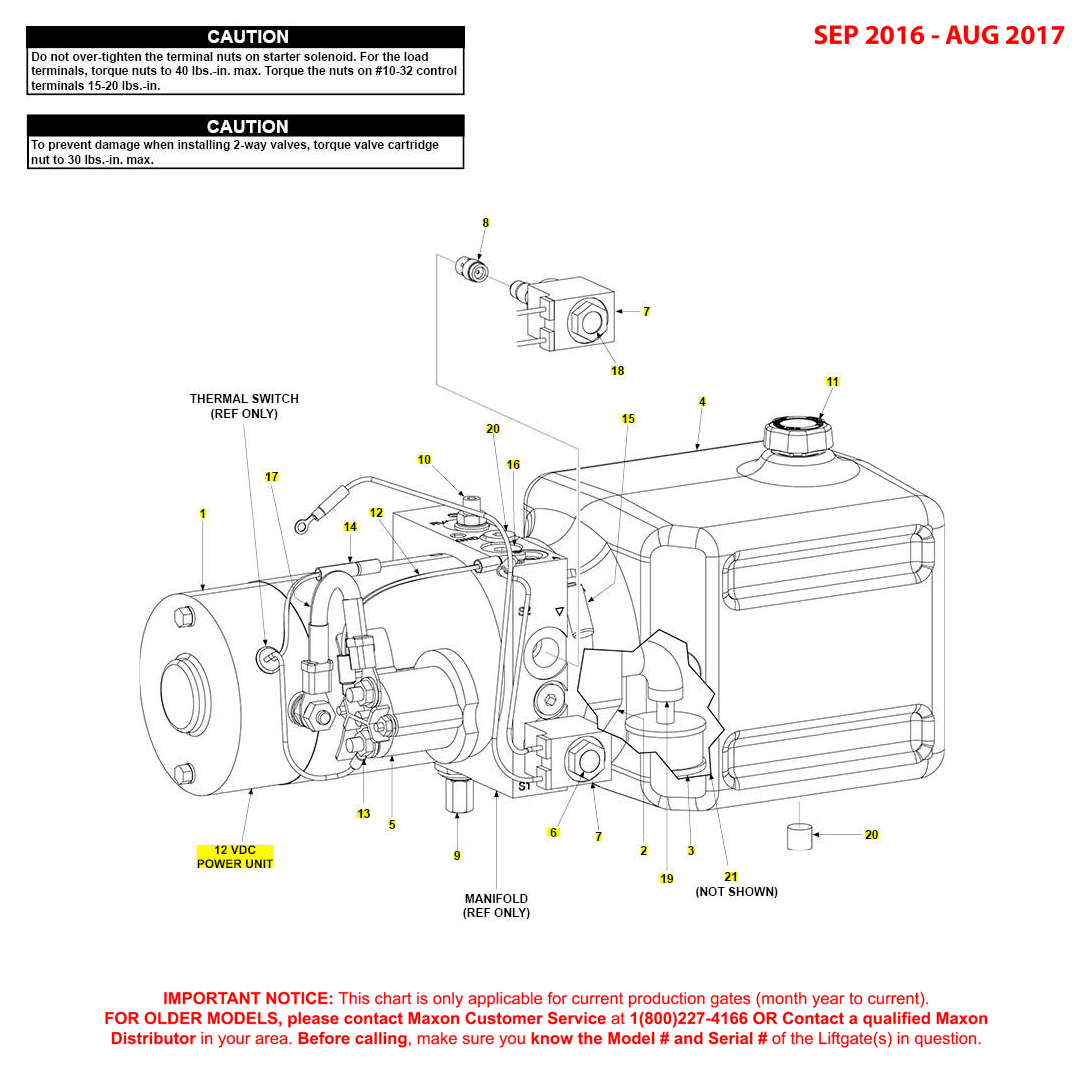 Maxon GPTWR (Sep 2016 - Aug 2017) 12VDC Power Unit Diagram Maxon GPTWR (Sep 2016 - Aug 2017) 12VDC Power Unit Diagram